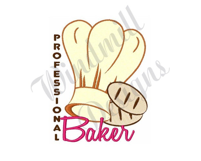 Chef Hat Baker Machine Embroidery Design Embroidery - Etsy