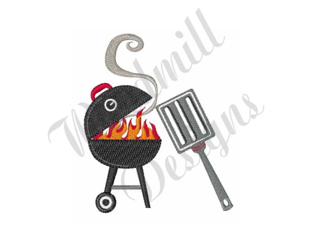Charcoal Grill - Machine Embroidery Design, Embroidery Designs, Machine ...