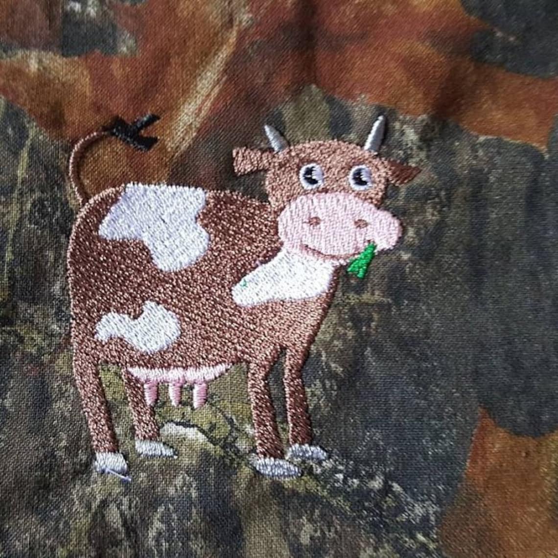 Dairy Cow Machine Embroidery Design Embroidery Designs - Etsy