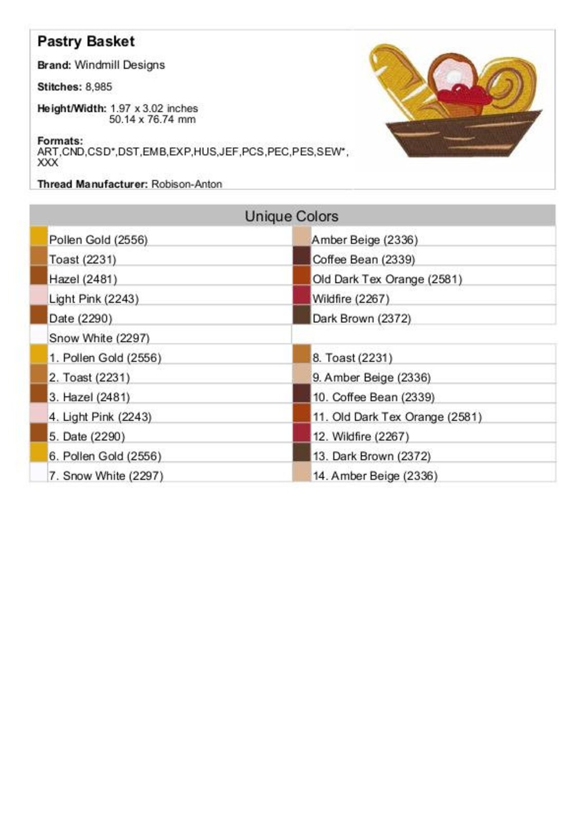 Pastry Basket - Machine Embroidery Design, Embroidery Designs ...