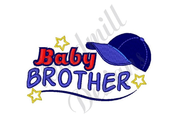 Baby Brother Machine Embroidery Design Embroidery Designs - Etsy