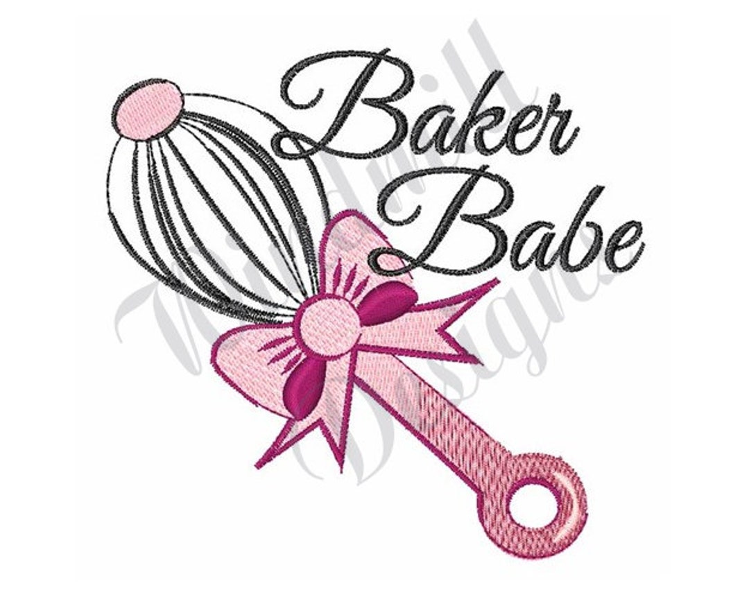 Baker Babe Machine Embroidery Design, Embroidery Designs, Machine ...