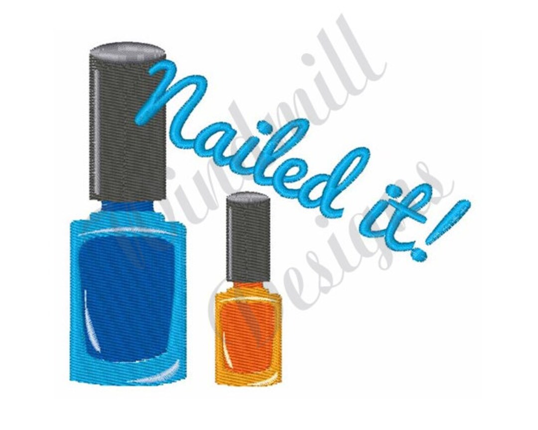 Nail Polish - Machine Embroidery Design, Embroidery Designs, Machine ...