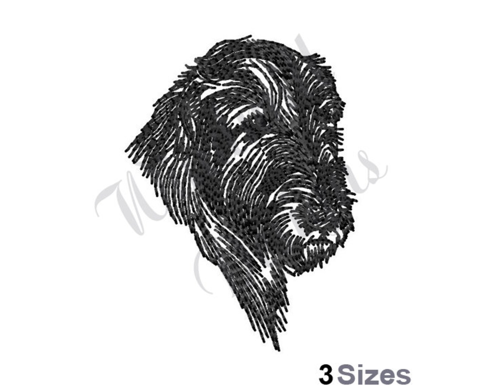 Irish Wolfhound Machine Embroidery Design Embroidery | Etsy Australia