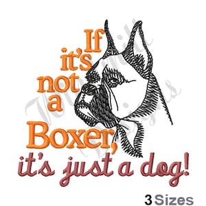 Boxer Dog - Machine Embroidery Design, Embroidery Designs, Machine ...