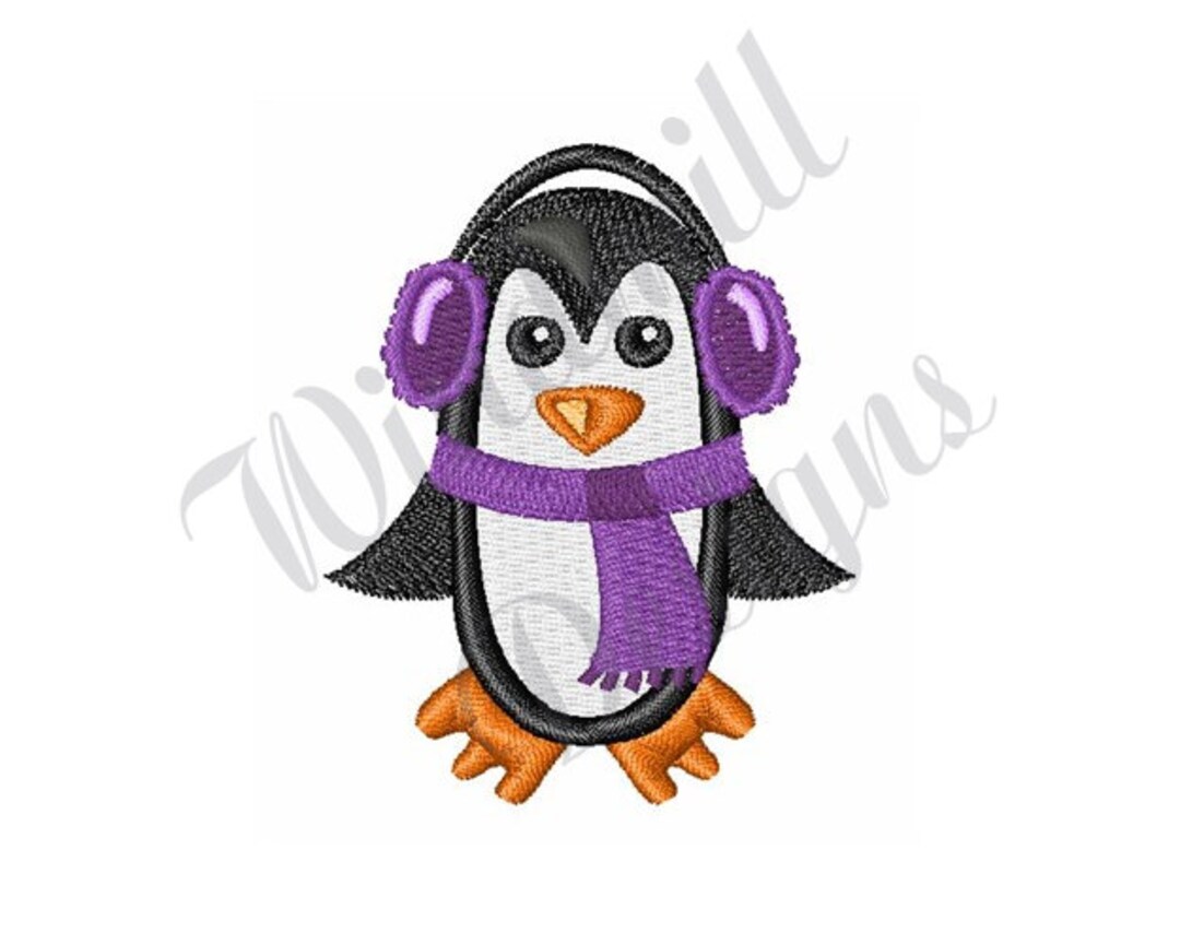 Penguin - Machine Embroidery Design, Embroidery Designs, Machine ...