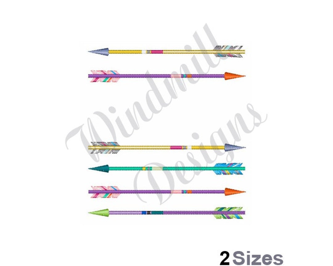 Archery Arrows - Machine Embroidery Design, Embroidery Designs, Machine ...