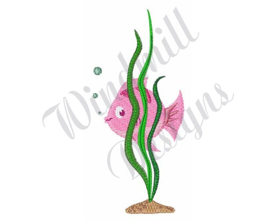 Pink Girl Fish - Machine Embroidery Design, Embroidery Designs, Machine ...