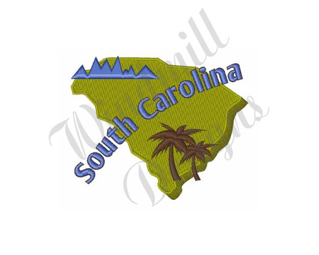South Carolina State - Machine Embroidery Design, Embroidery Designs ...
