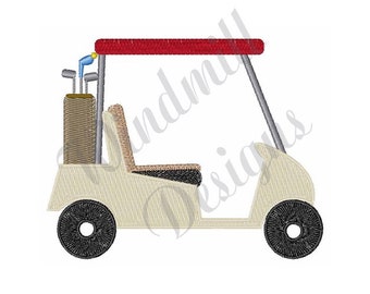 Golf Cart Embroidery | Etsy