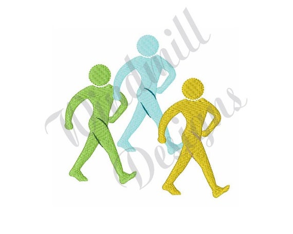 Walking Workout Machine Embroidery Design Embroidery | Etsy