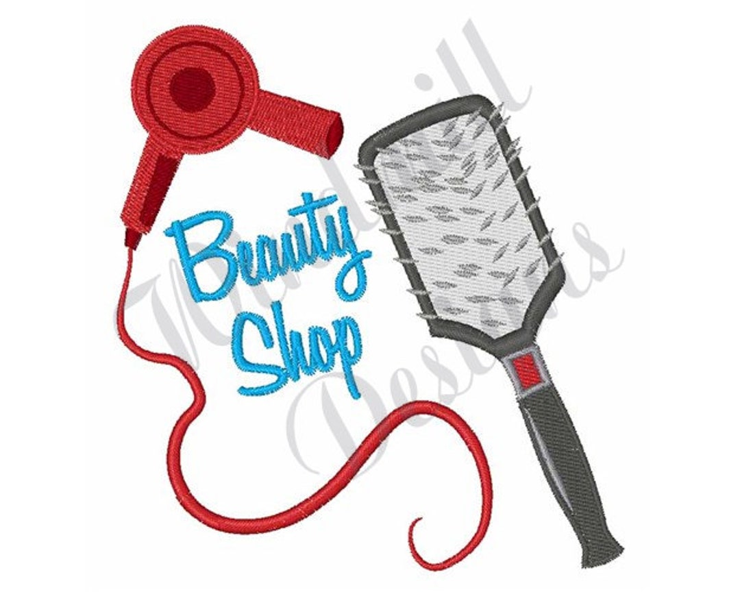 Hair Stylist -machine Embroidery Design, Embroidery Designs, Machine ...