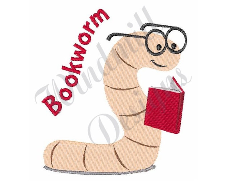 Bookworm - Machine Embroidery Design, Embroidery Designs, Machine ...