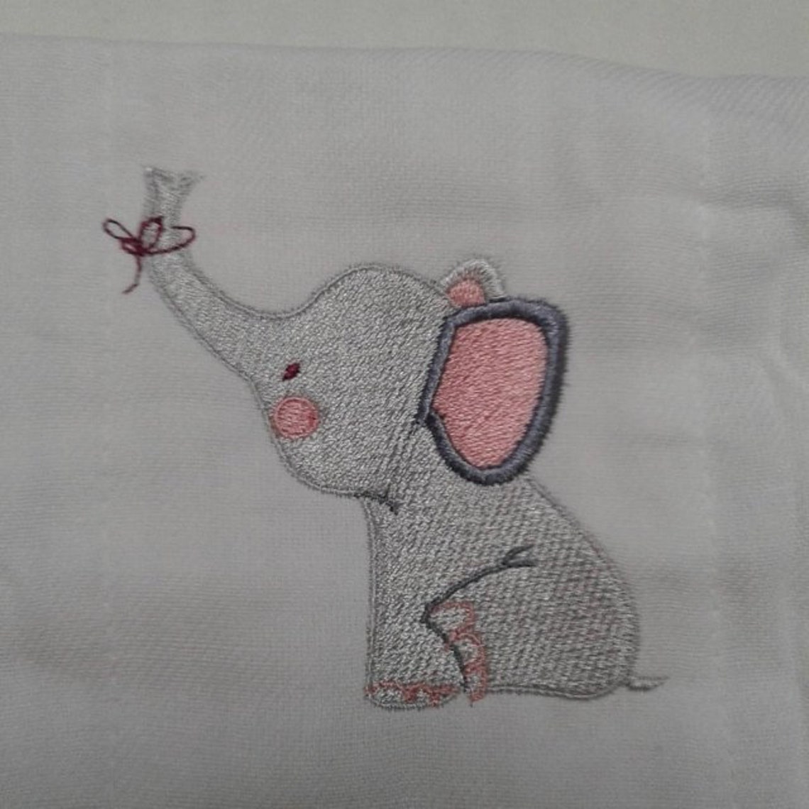 Little Elephant Machine Embroidery Design Embroidery - Etsy