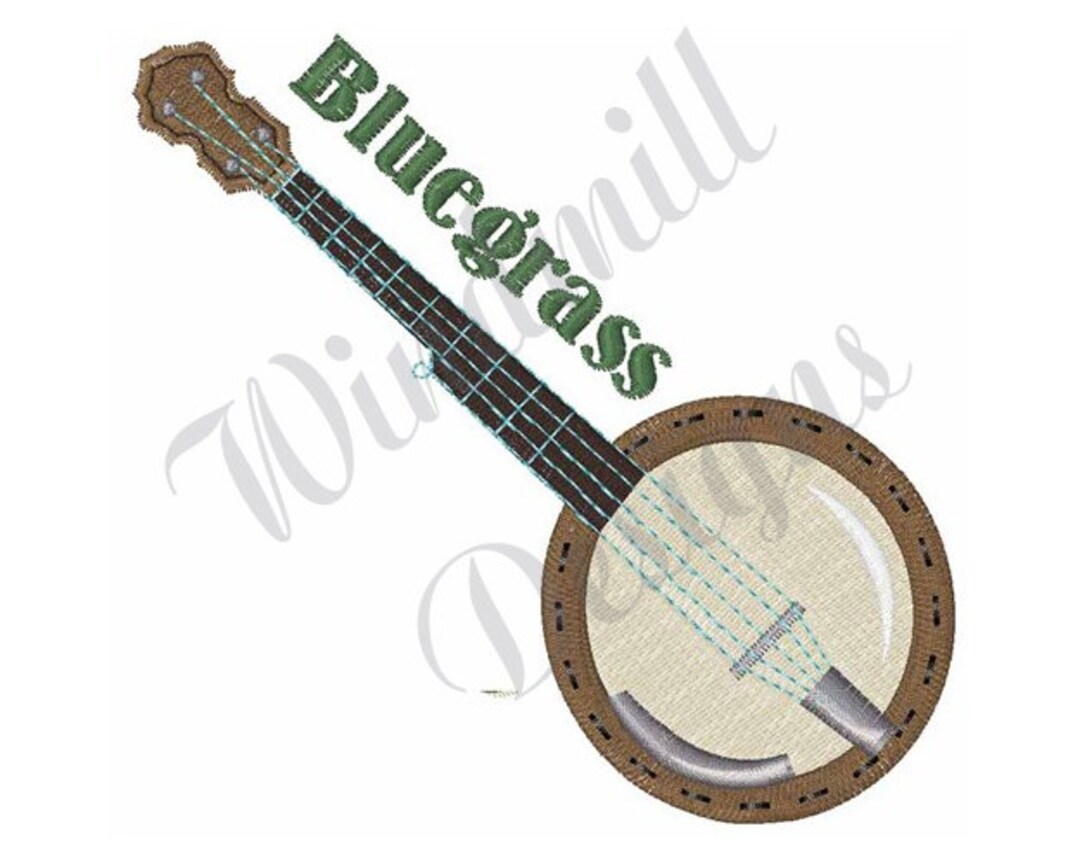 Bluegrass Banjo - Machine Embroidery Design, Embroidery Designs ...
