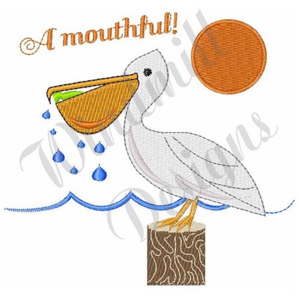 Pelican Embroidery Patterns - Etsy