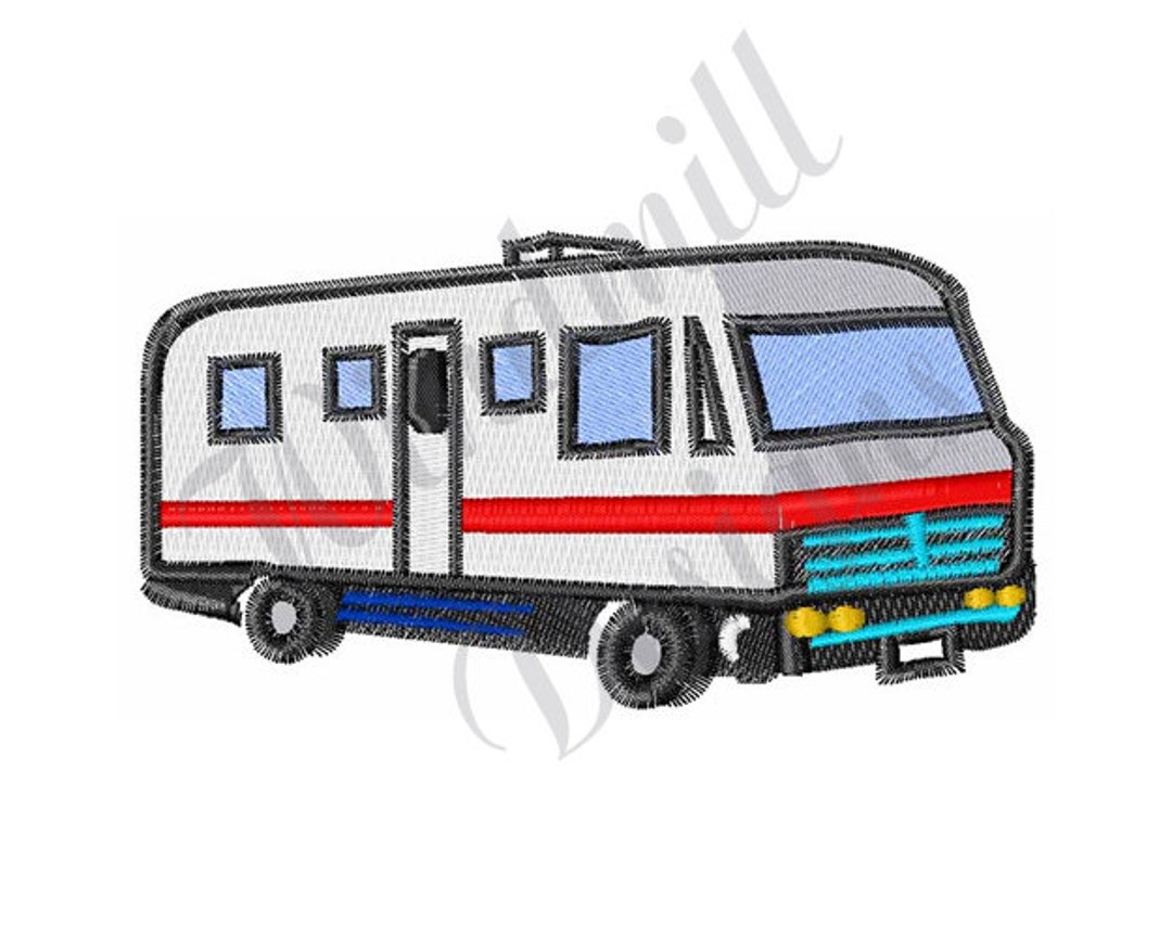 Recreational Vehicle - Machine Embroidery Design, Embroidery Designs ...