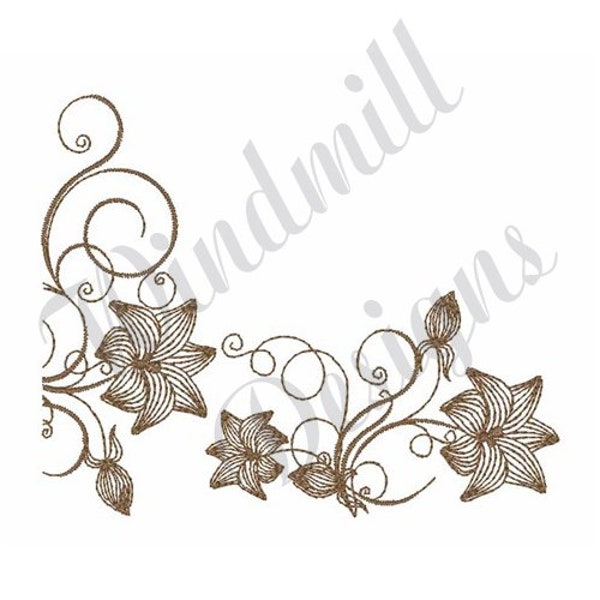 Corner Embroidery Designs - Etsy