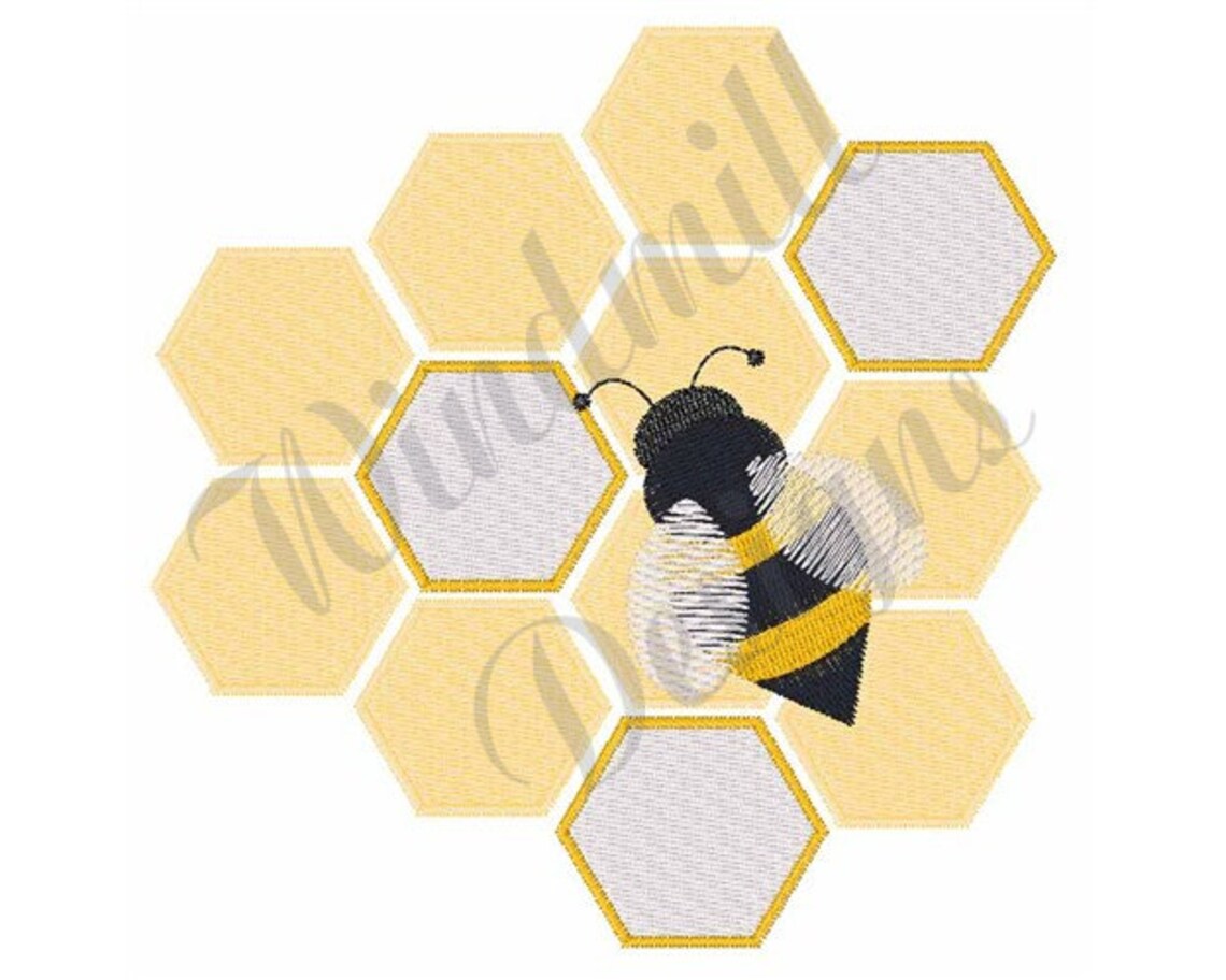 Honey Bee Machine Embroidery Design, Embroidery Designs, Machine ...