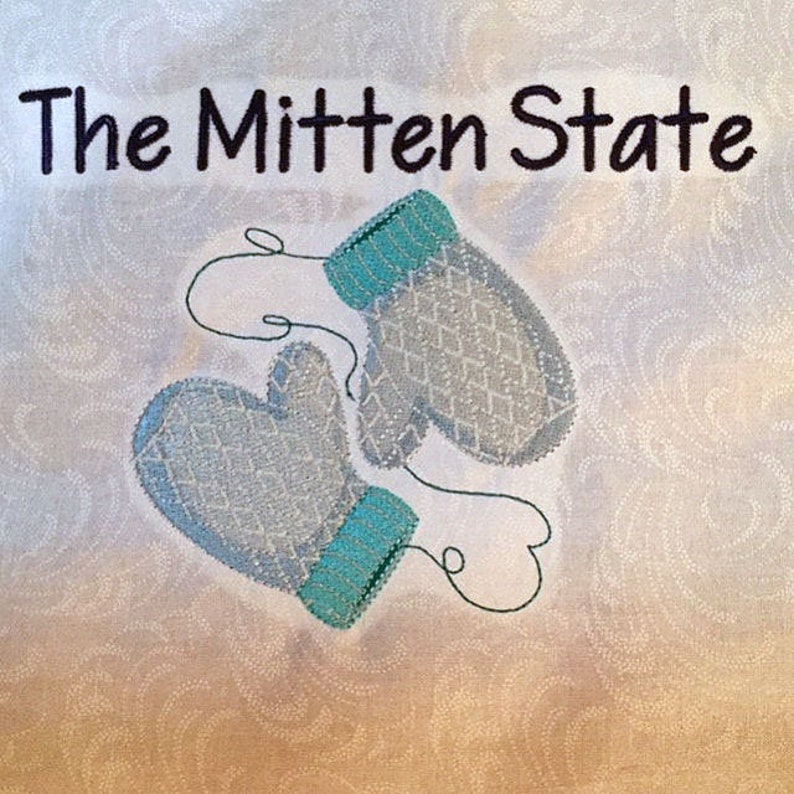 Winter Mittens - Machine Embroidery Design, Embroidery Designs, Machine ...