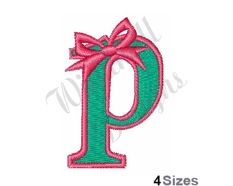 Pretty Princess Letter P - Machine Embroidery Design, Embroidery ...