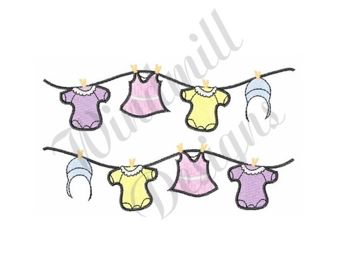 Baby Clothes - Machine Embroidery Design, Embroidery Designs, Machine ...