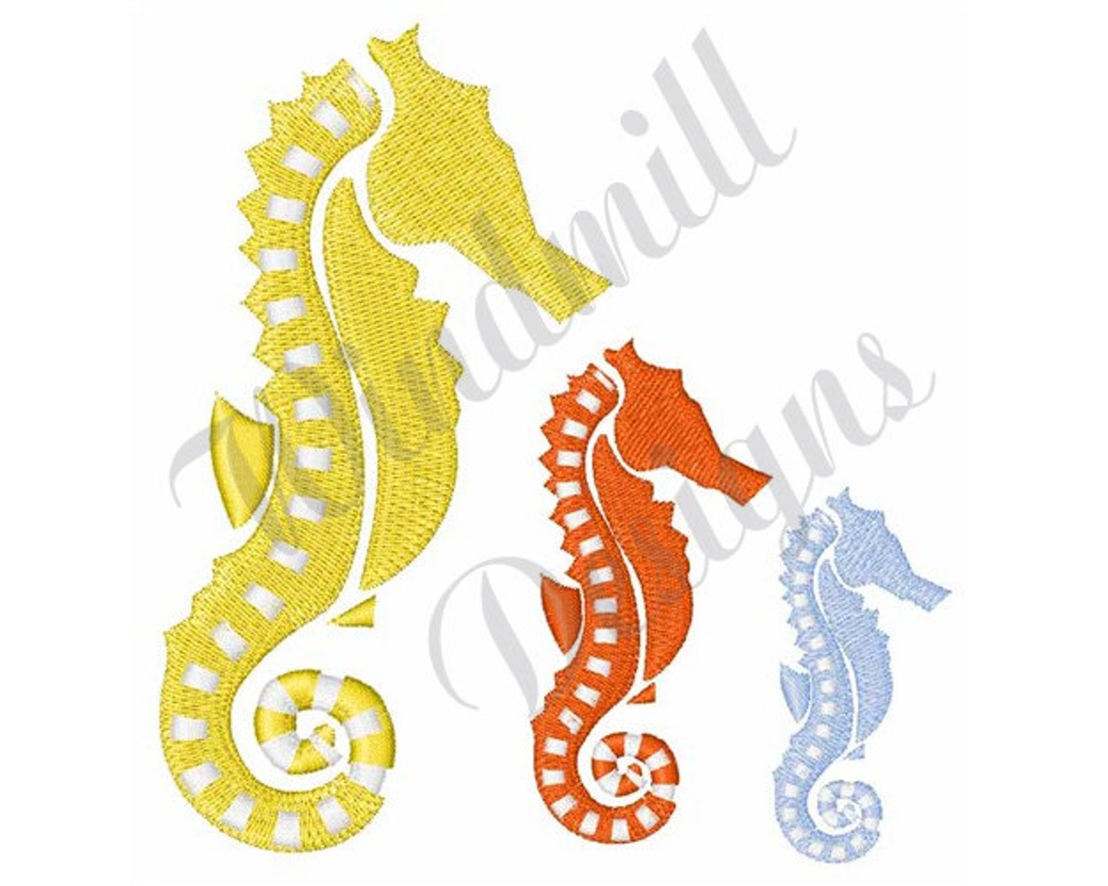 Seahorses - Machine Embroidery Design, Embroidery Designs, Machine ...