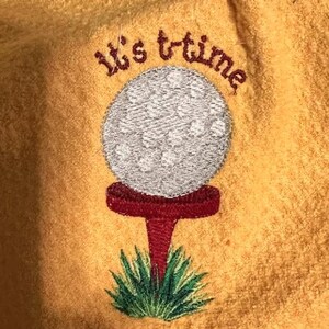 Golf Tee Time - Machine Embroidery Design, Embroidery Designs, Machine ...