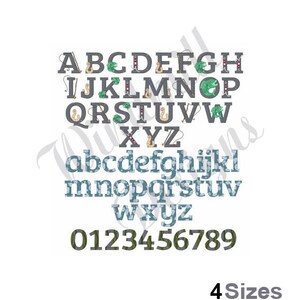 Gone Fishing Machine Embroidery Font Instant Download Embroidery ...