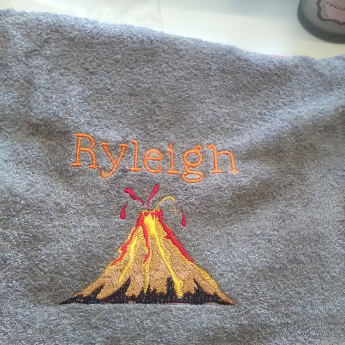 Volcano Eruption machine Embroidery Design Embroidery | Etsy