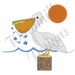 Pelican Bird - Machine Embroidery Design, Embroidery Designs, Machine ...