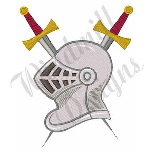 Knight Helmet - Machine Embroidery Design, Embroidery Designs, Machine ...