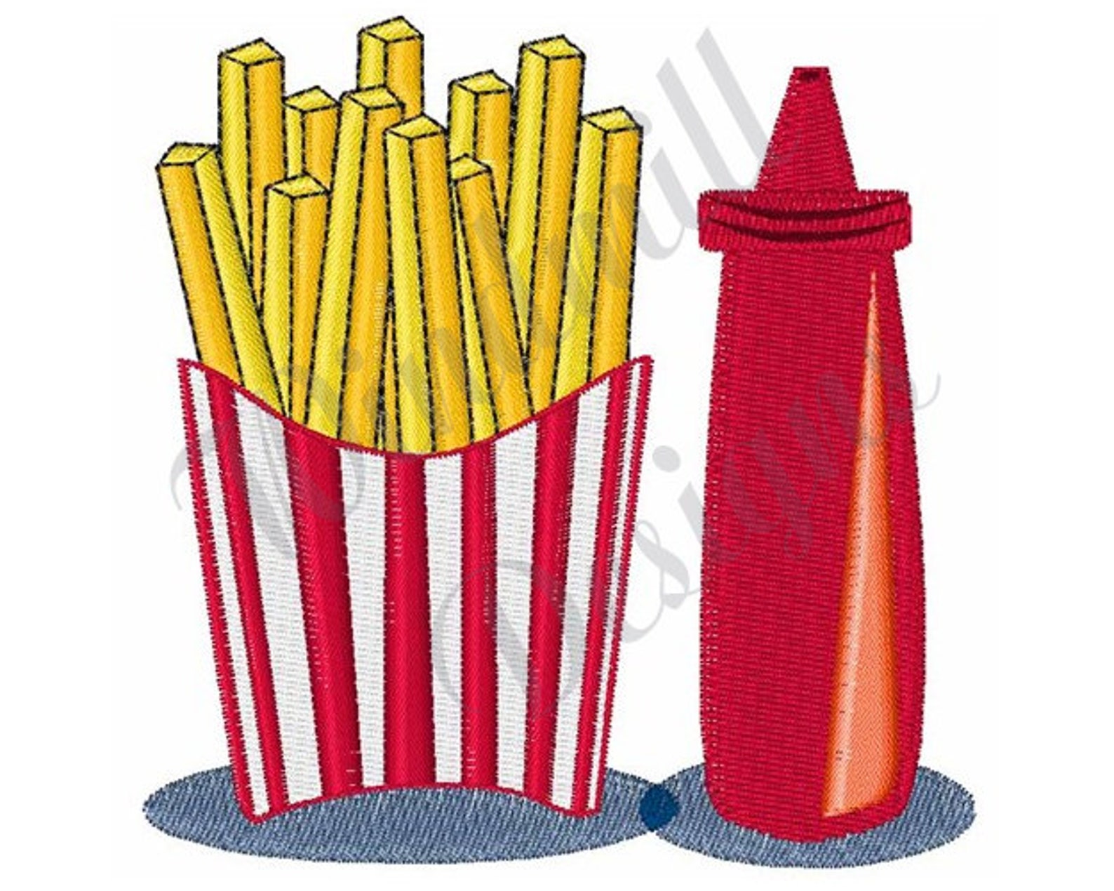 French Fries - Machine Embroidery Design, Embroidery Designs, Machine ...