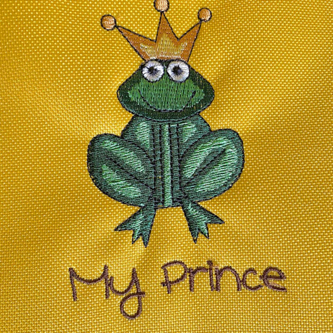 Frog Prince - Machine Embroidery Design, Embroidery Designs, Embroidery ...
