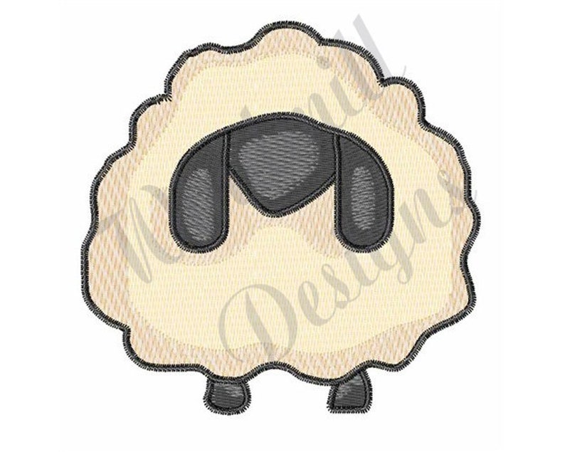 Fluffy Sheep Machine Embroidery Design Embroidery Designs - Etsy