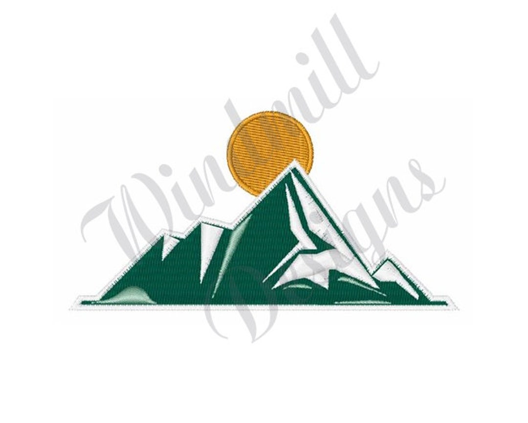 Sunrise Mountain -machine Embroidery Design, Embroidery Designs ...