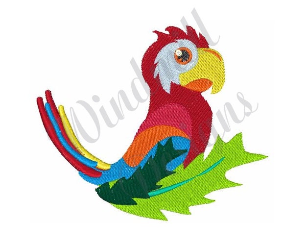 Parrot Bird Machine Embroidery Design Embroidery Designs | Etsy
