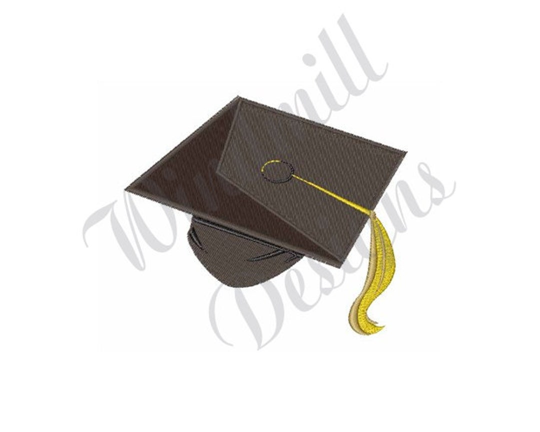 Graduation Hat - Machine Embroidery Design, Embroidery Designs, Machine ...