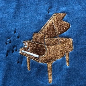 Grand Piano - Machine Embroidery Design, Embroidery Designs, Machine ...