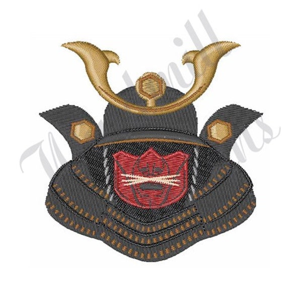 Samurai Embroidery File - Etsy