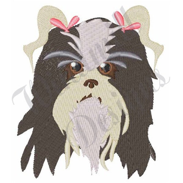 Shih Tzu Machine Embroidery Designs - Etsy