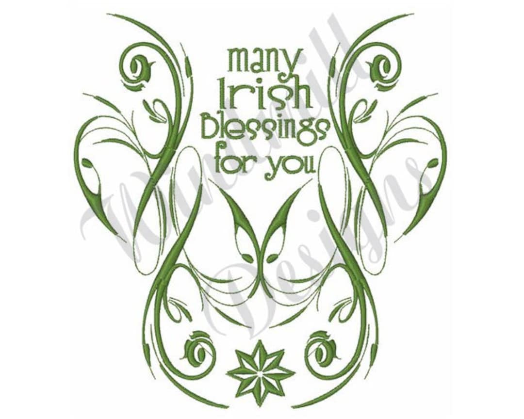 Irish Blessings - Machine Embroidery Design, Embroidery Designs ...