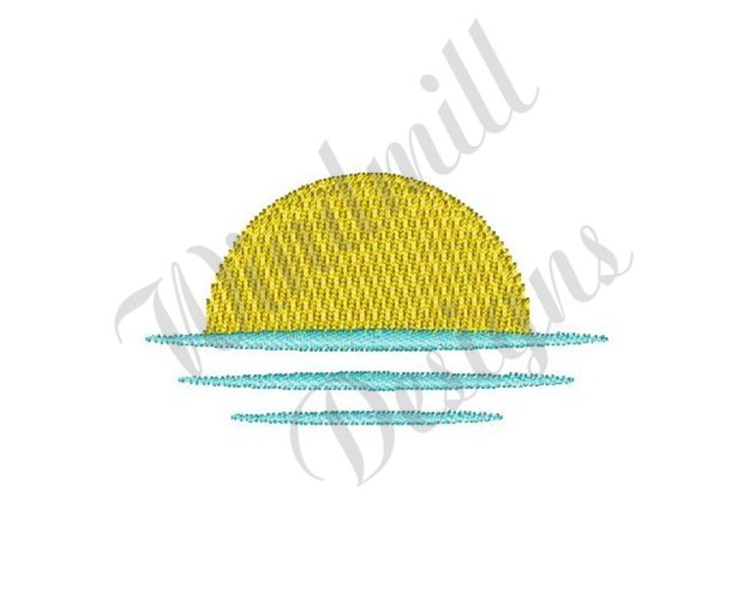 Sunset - Machine Embroidery Design, Embroidery Designs, Machine ...