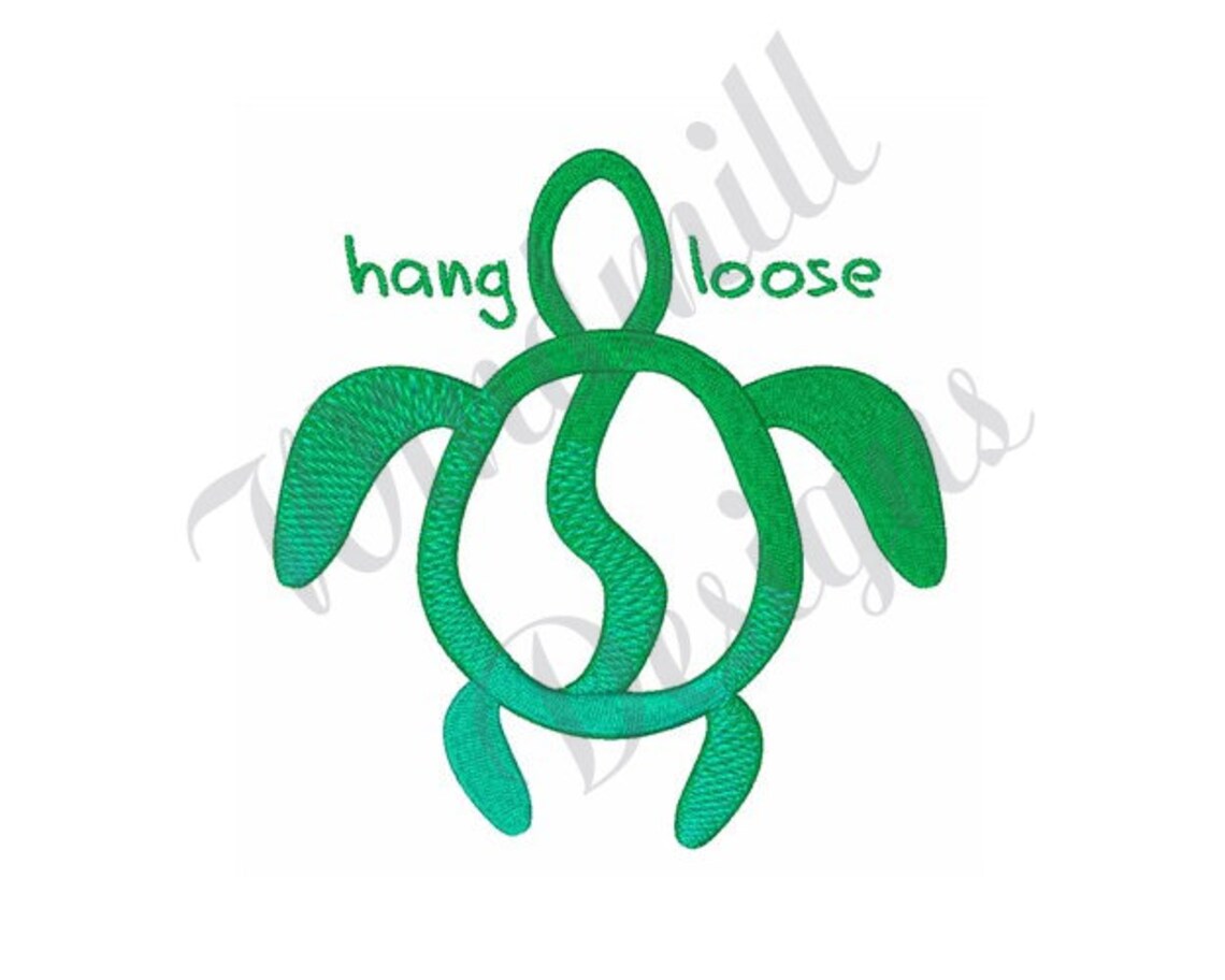 Turtle Outline Machine Embroidery Design Embroidery | Etsy