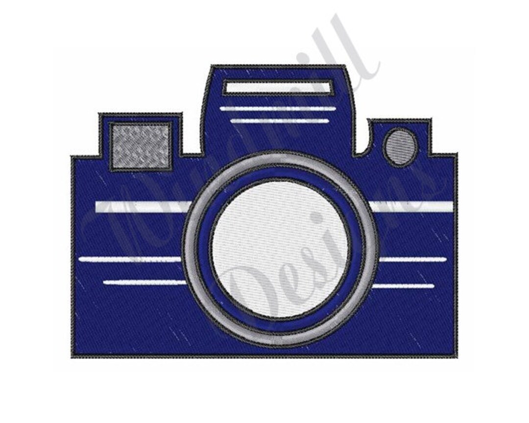 Camera - Machine Embroidery Design, Embroidery Designs, Machine ...