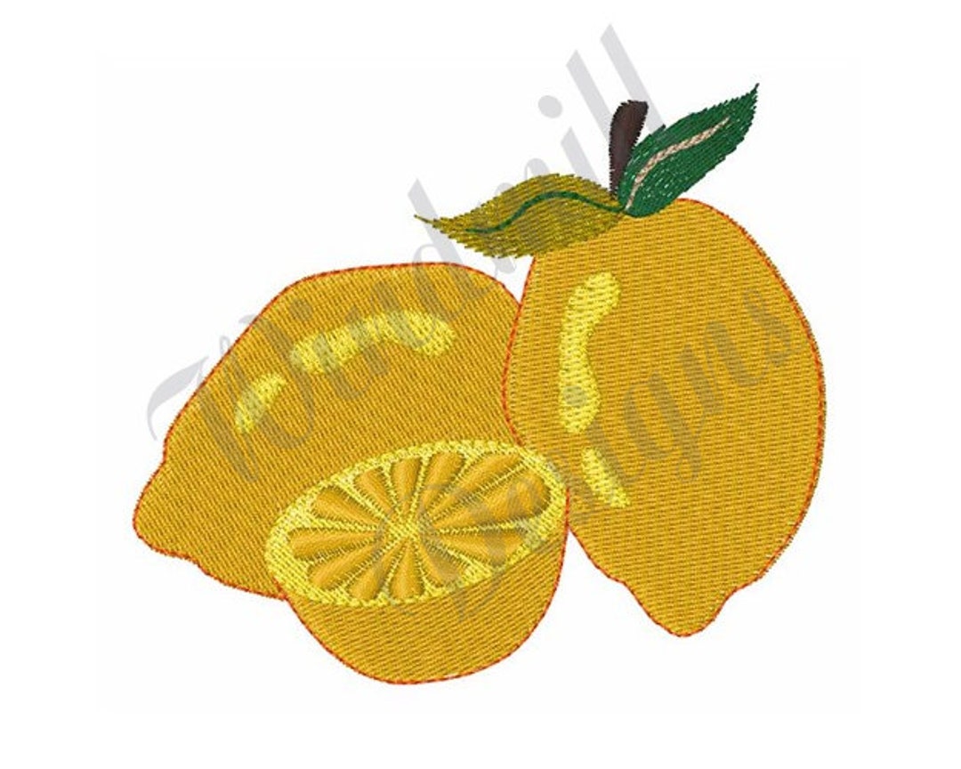 Lemons - Machine Embroidery Design, Embroidery Designs, Machine ...