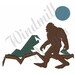 Big Foot Yeti Machine Embroidery Design, Embroidery Designs, Machine ...