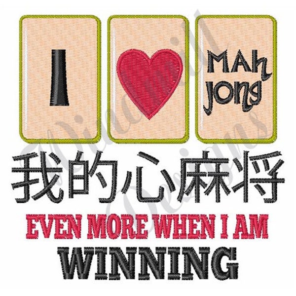 Mahjong Embroidery Designs - Etsy