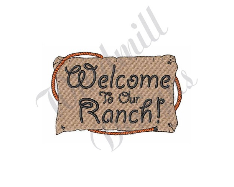 Welcome to Our Ranch Machine Embroidery Design, Embroidery Designs ...