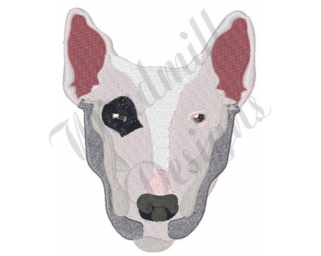 Bull Terrier Dog Machine Embroidery Design, Embroidery Designs, Machine ...